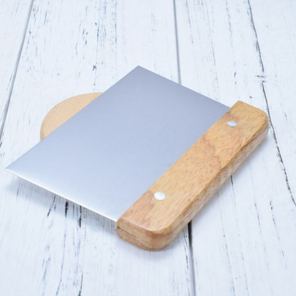 Stainless Steel Hand Rolling Dough Cutter with Wooden Handle for ...