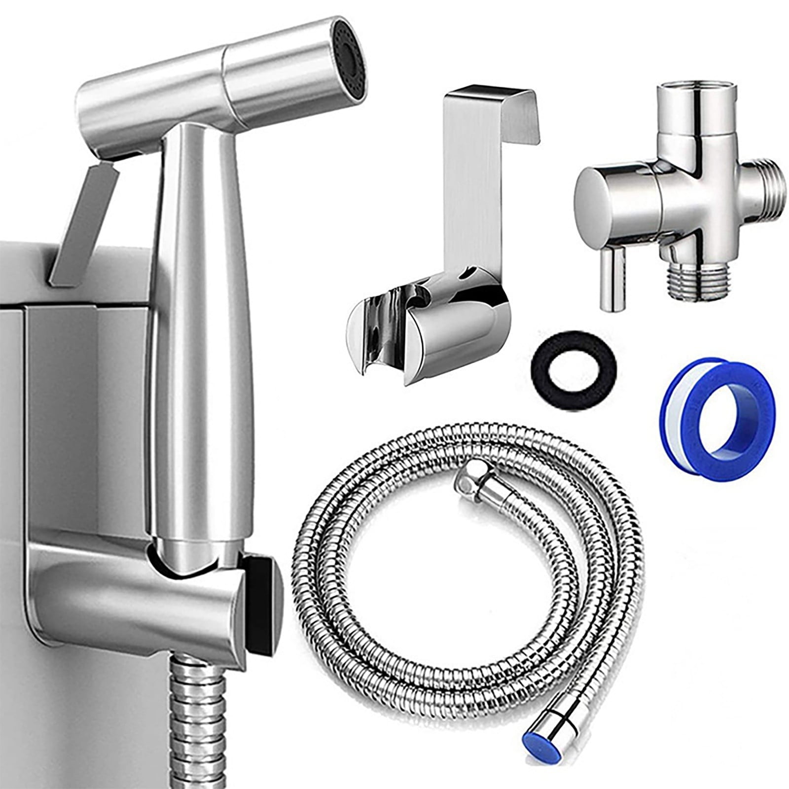 erfcxs Stainless Steel Handheld Bidet Sprayer for Toilet and Bathroom ...
