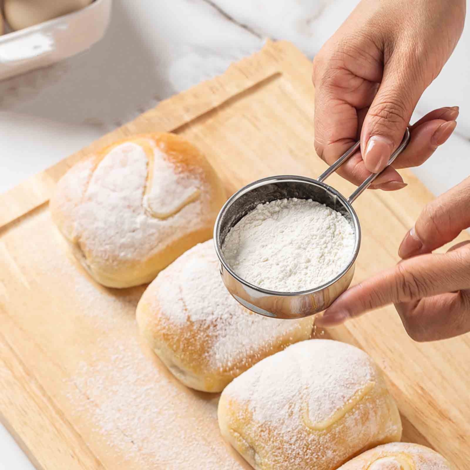 Stainless Steel Handheld Mesh Sieve | Mini Sugar Sifter for Baking ...