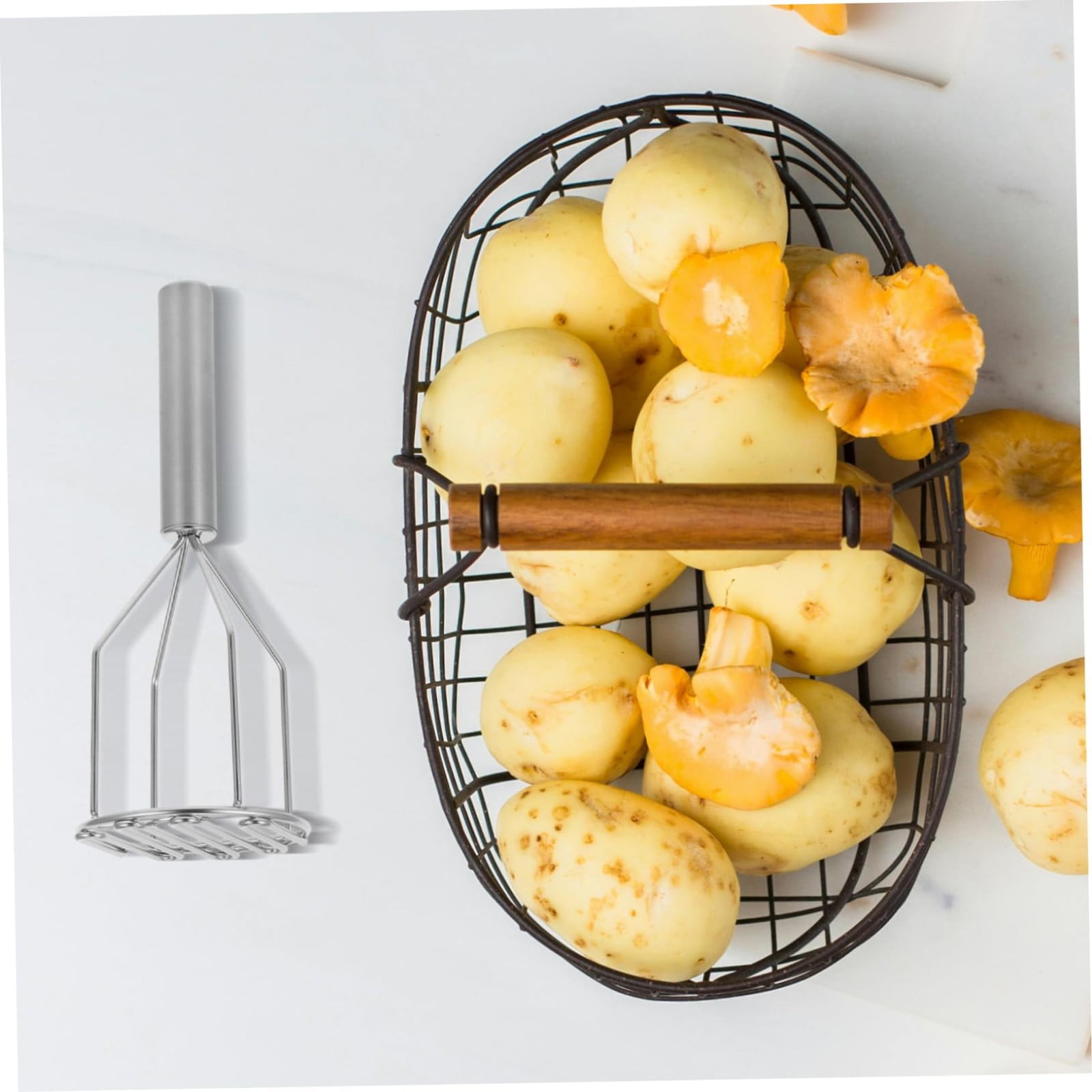 Stainless Steel Handle Potato Masher, Versatile Kitchen Utensil for ...