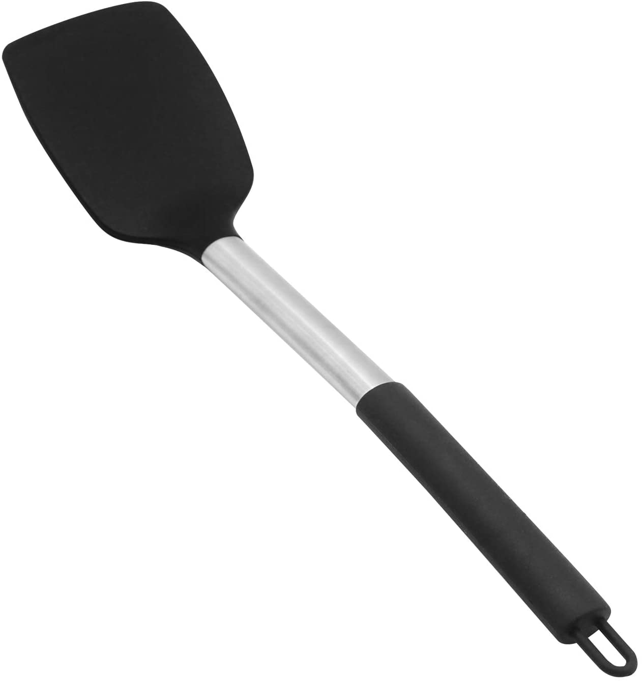 Stainless Steel Handle Silicone Nonstick Spatulas - High Heat Resistant ...