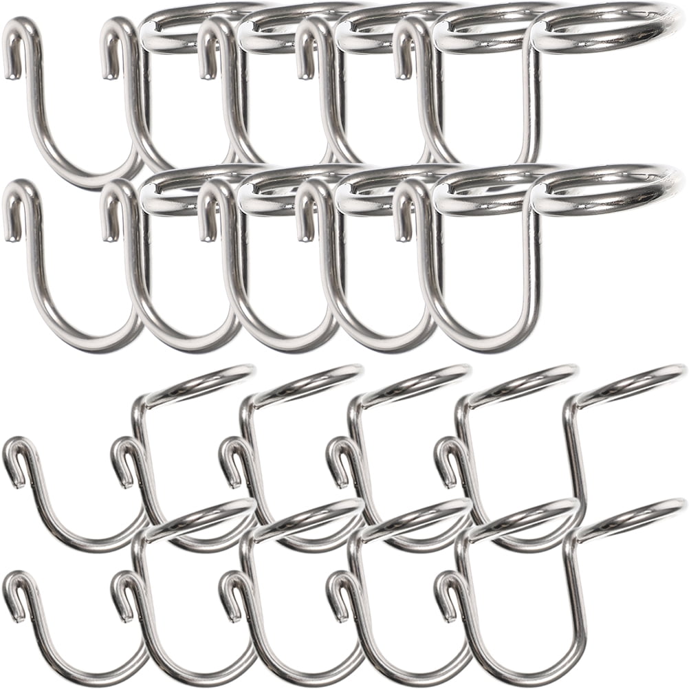 Stainless Steel Hanger Connecting Hooks for Coat Hangers, Stackable ...