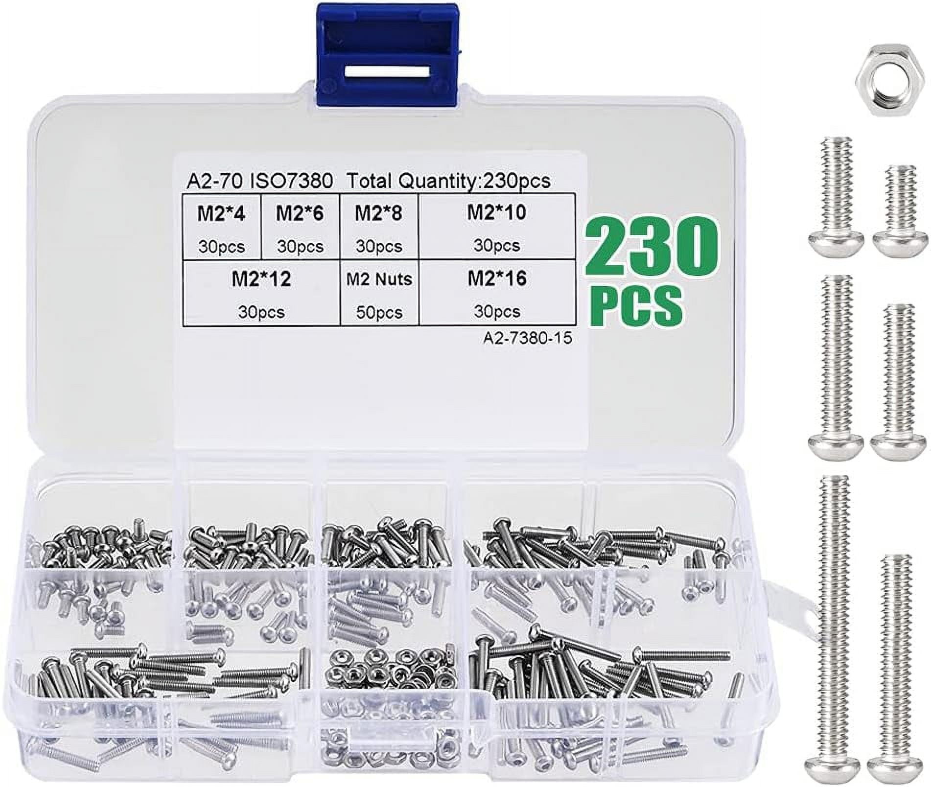 Stainless Steel Hardware Assortment Kit, Precision Metric Pan Head ...