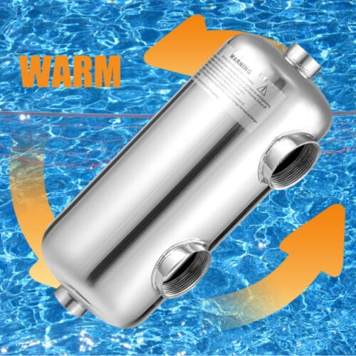 Stainless Steel Heat Exchanger Swimming Pool Heating System 135 kBtu ...