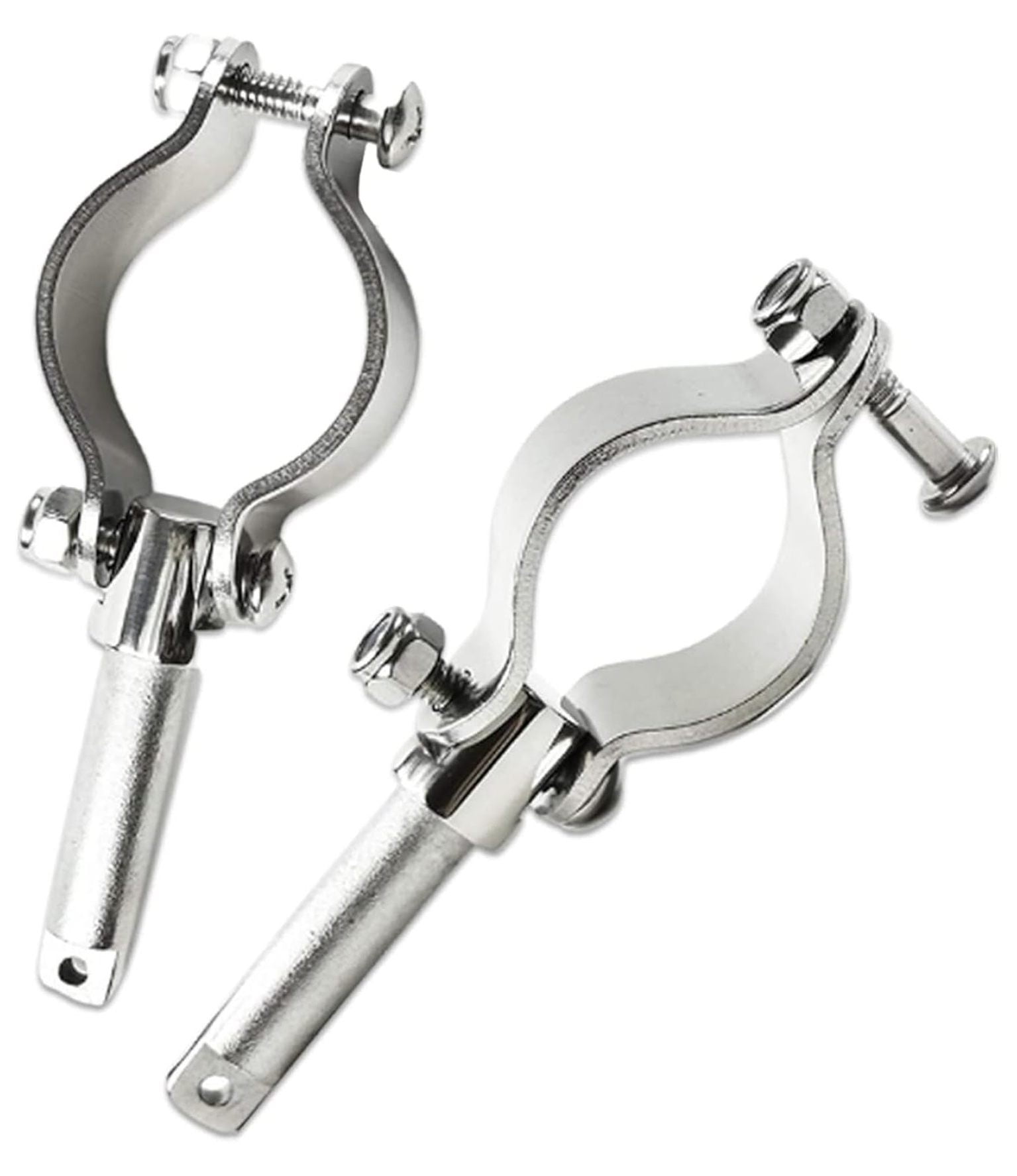 Stainless-Steel Heavy-Duty Clamp on 1-5/8 Inches Shaft Rowlock Oarlock ...