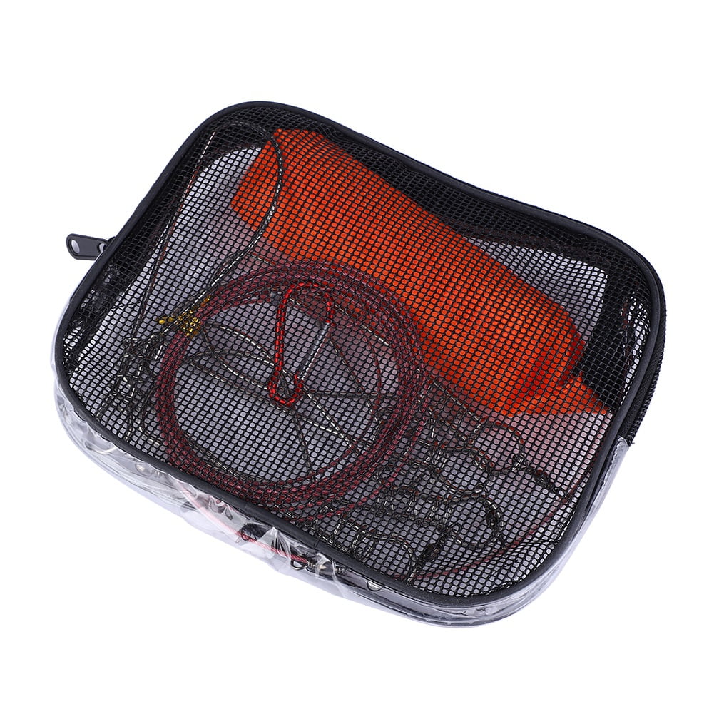 Stainless Steel Heavy Duty Fishing Catch Stringer with 5 Lock Snaps ...