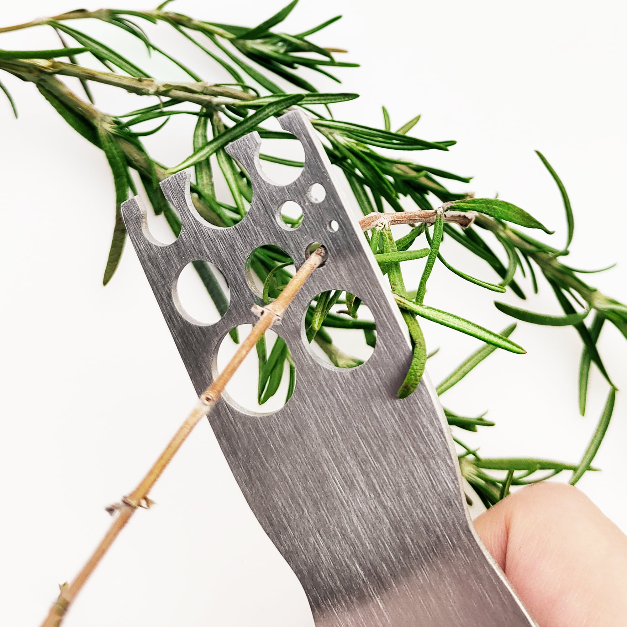 Stainless Steel Herb Strippers, 11 Holes, Kitchen Leaf Stripping Tool ...