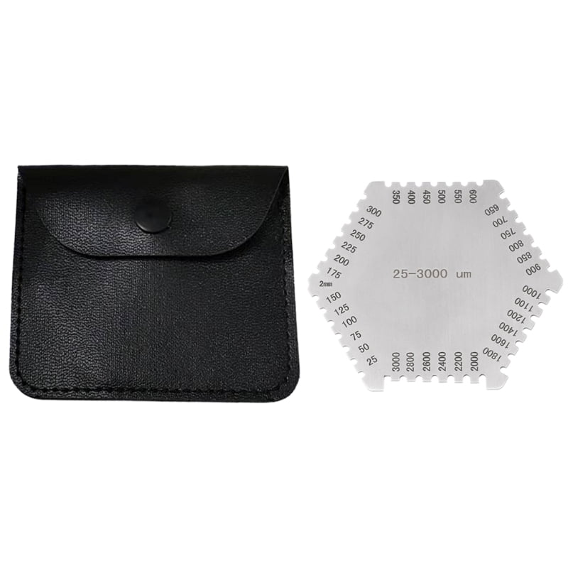 Stainless Steel Hexagonal Wet Film Comb Paint Wet Film Thickness Gauge ...