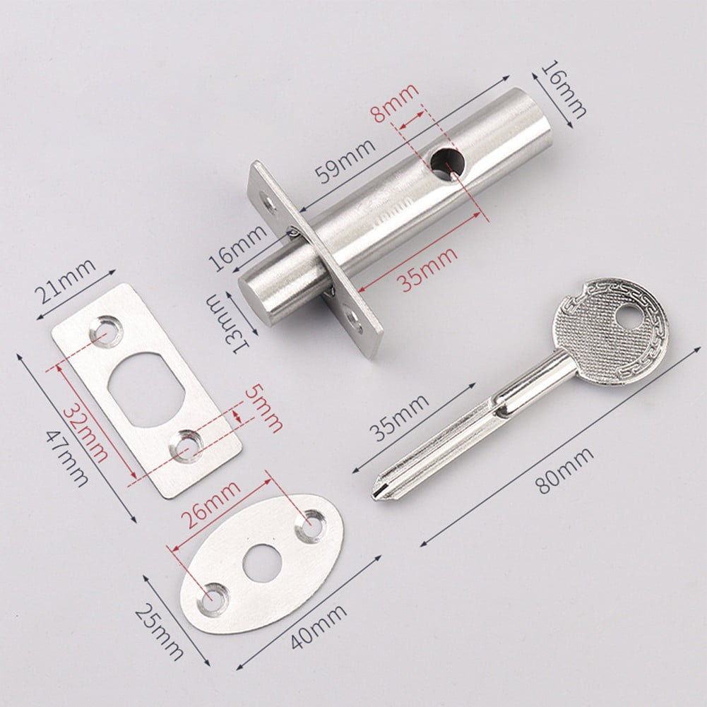 Stainless Steel Hidden Manager Tubewell Key Mortise Lock Hardware with ...