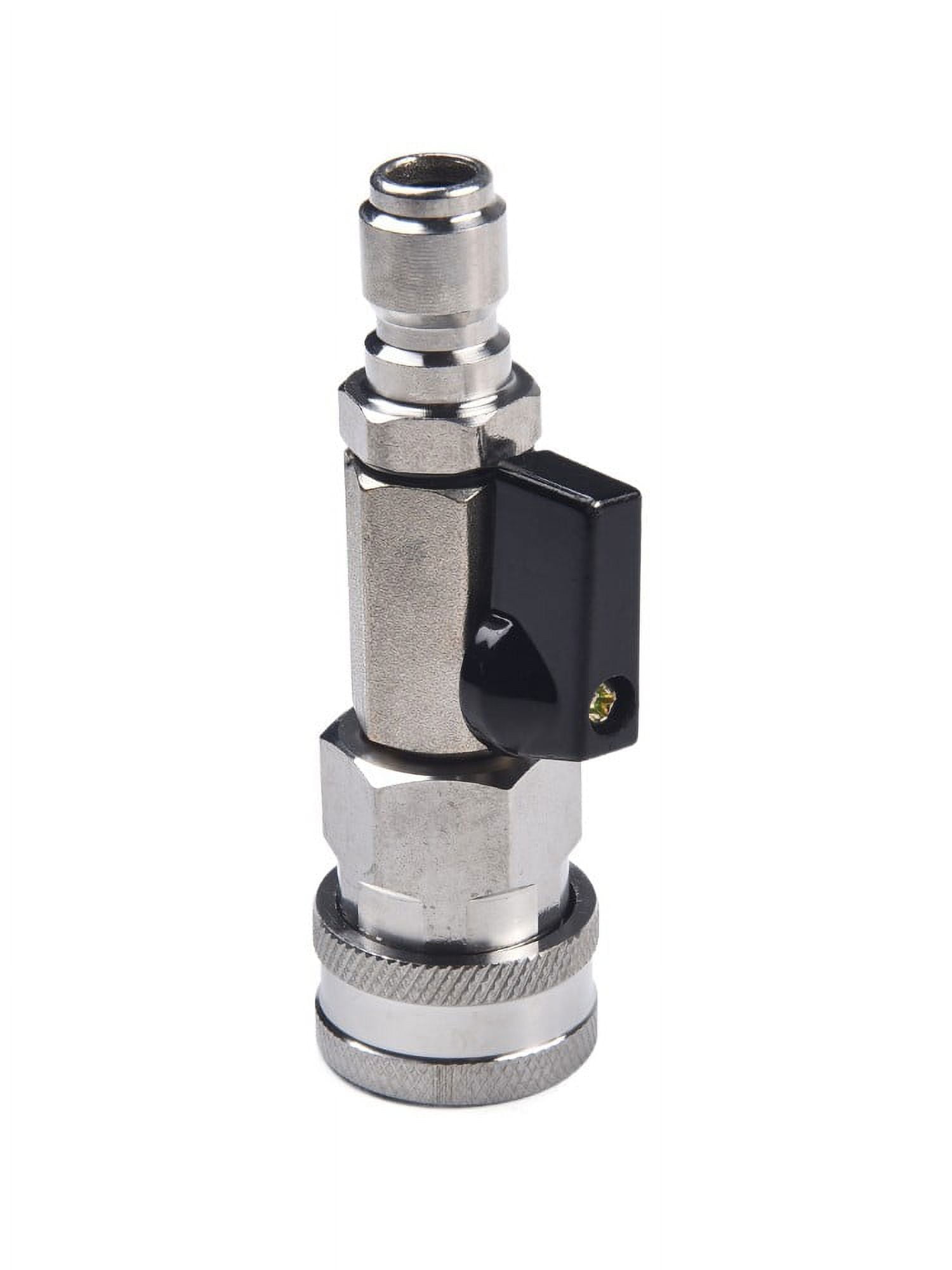 Stainless Steel High Pressure Washer Ball Valve Kit Easy Attachment ...