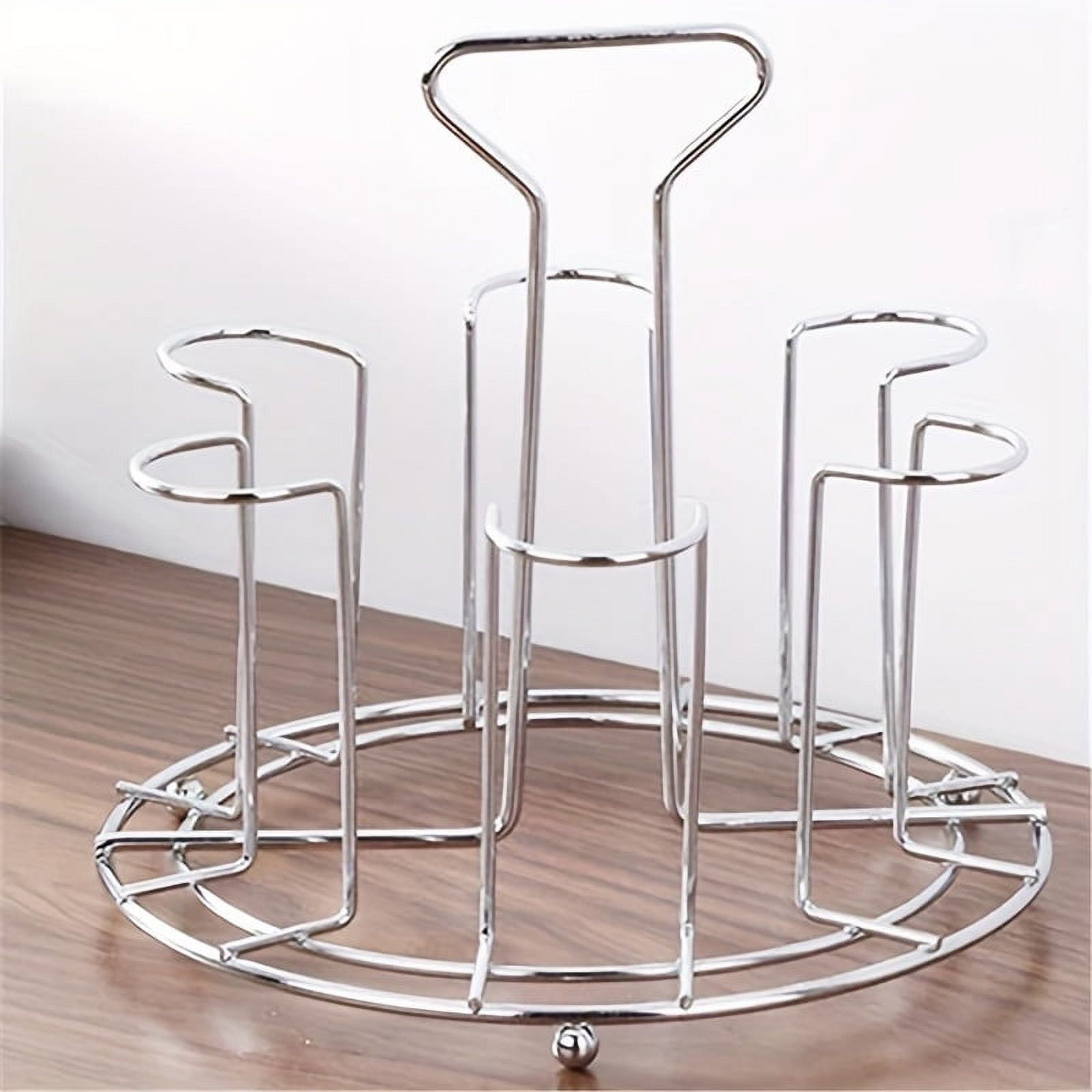 Stainless Steel Highball Glass Holder - Modern Hanging Cup & Mug Rack ...