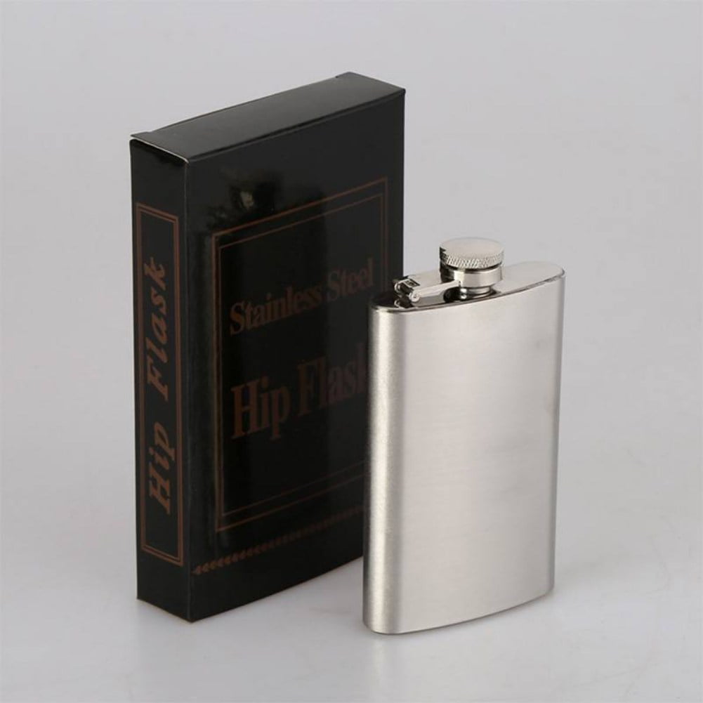 Stainless Steel Hip Flask Leakproof Drinking Flask with Funnel Flask ...