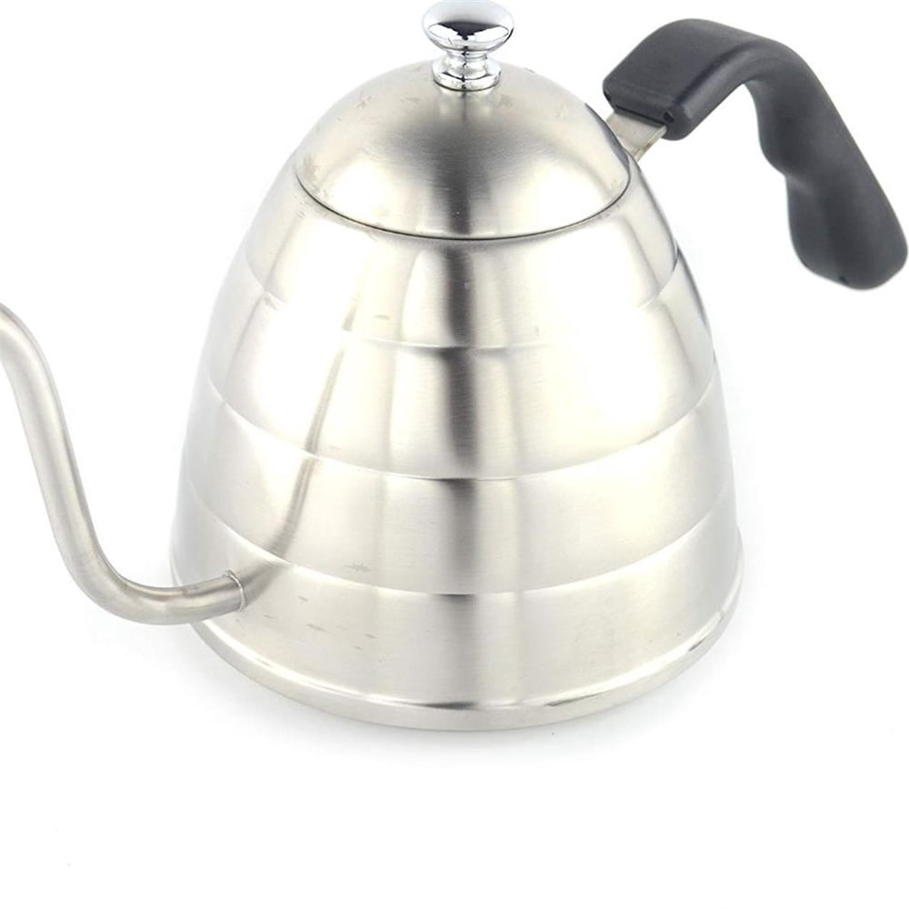 Stainless Steel Home Gooseneck Coffee Pot Tea Pot Hot Water Kettle ...