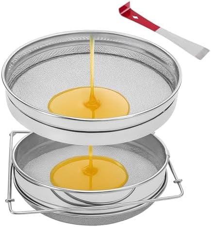 Stainless Steel Honey Strainer, Double Sieve for 5 Gallon Bucket ...