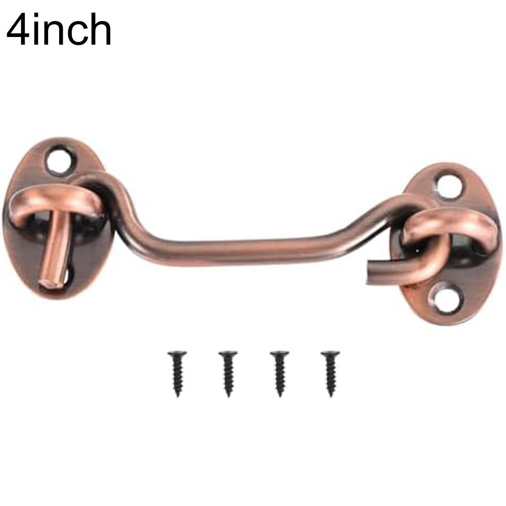 Stainless Steel Hook Eye Latch Barn Door Lock For Cabin Hook Sliding ...