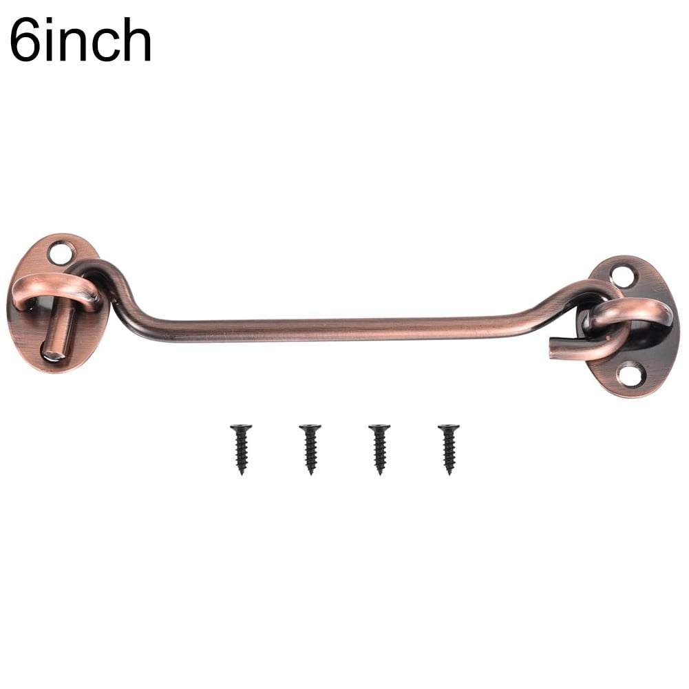 Stainless Steel Hook Eye Latch Barn Door Lock for Cabin Hook Sliding ...