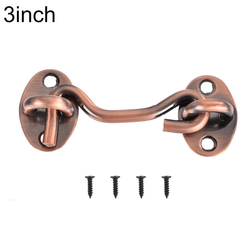 Stainless Steel Hook Eye Latch Barn Door Lock For Cabin Hook Sliding ...