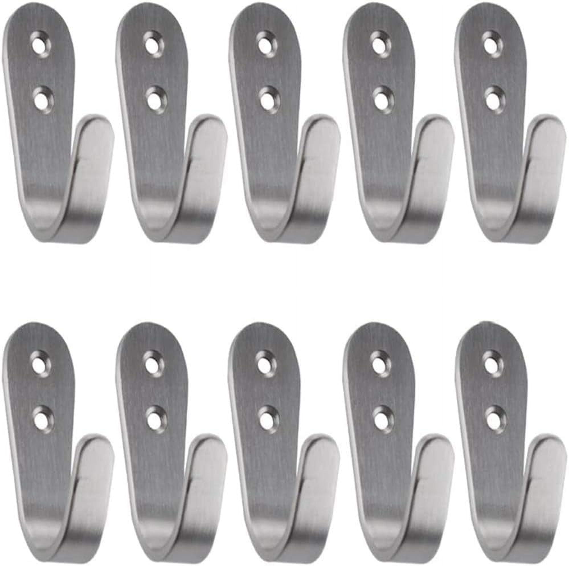 Stainless Steel Hooks, Heavy Duty Metal Hooks With Screw Mount For ...