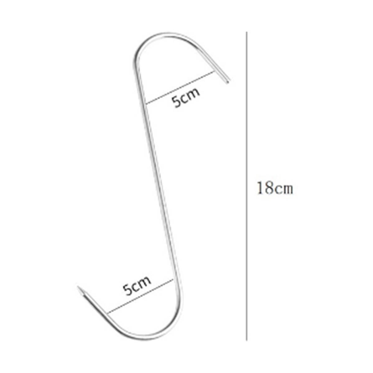 Stainless Steel Hooks,Meat Hook Tool for Hot and Cold Smoking ...