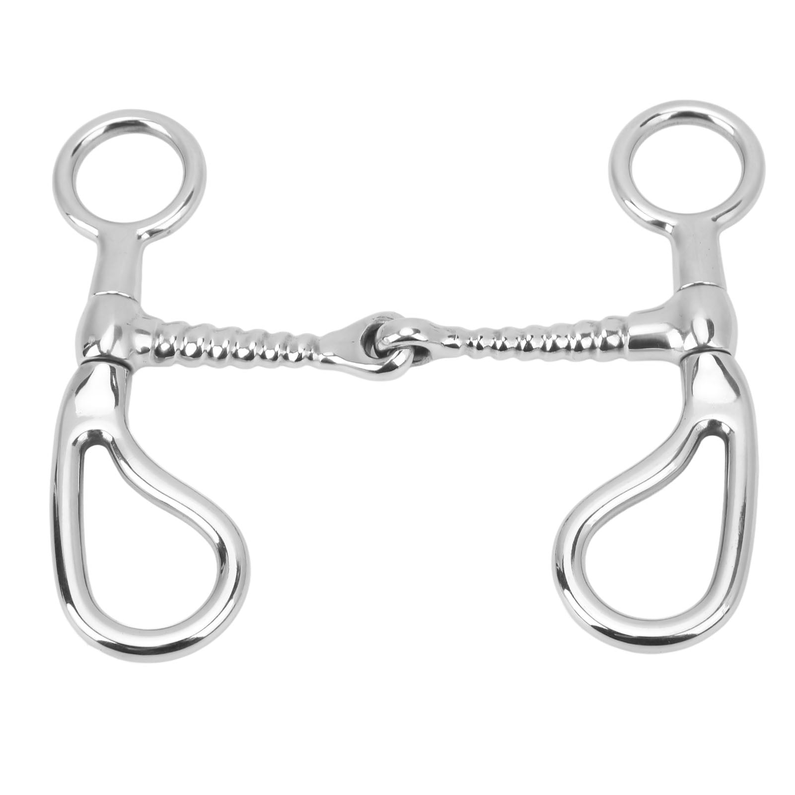 Stainless Steel Horse Snaffle Bit, 125mm O Ring Mouthpiece, Anti-Biting ...