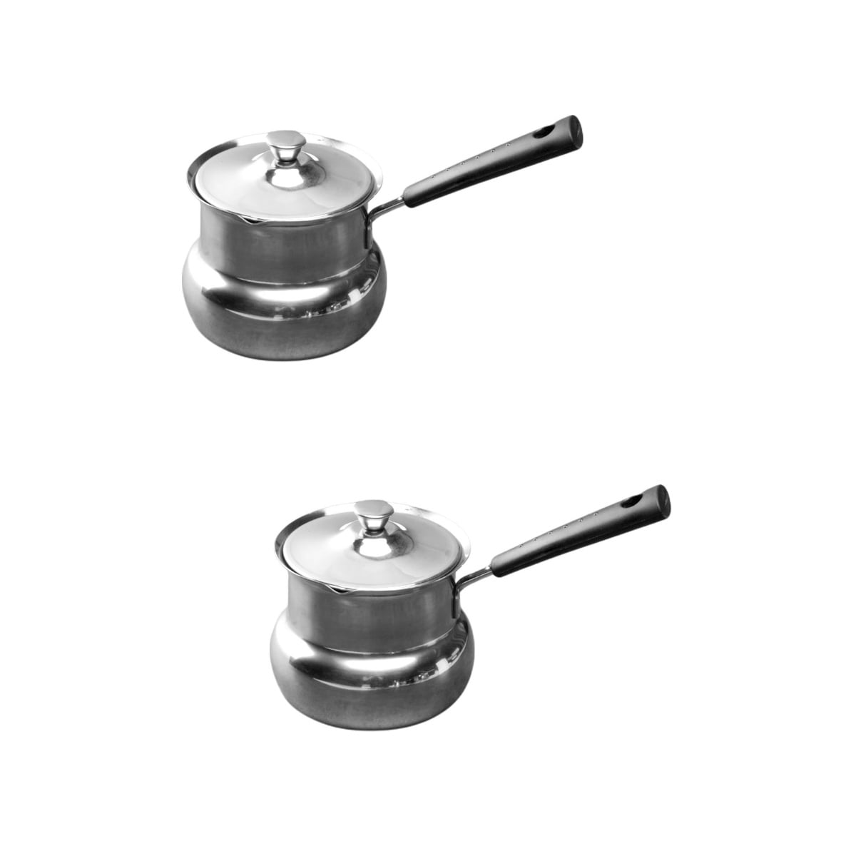 Stainless Steel Hot Milk Cup Coffee Heater Child 2 Pieces Cooking Pot ...
