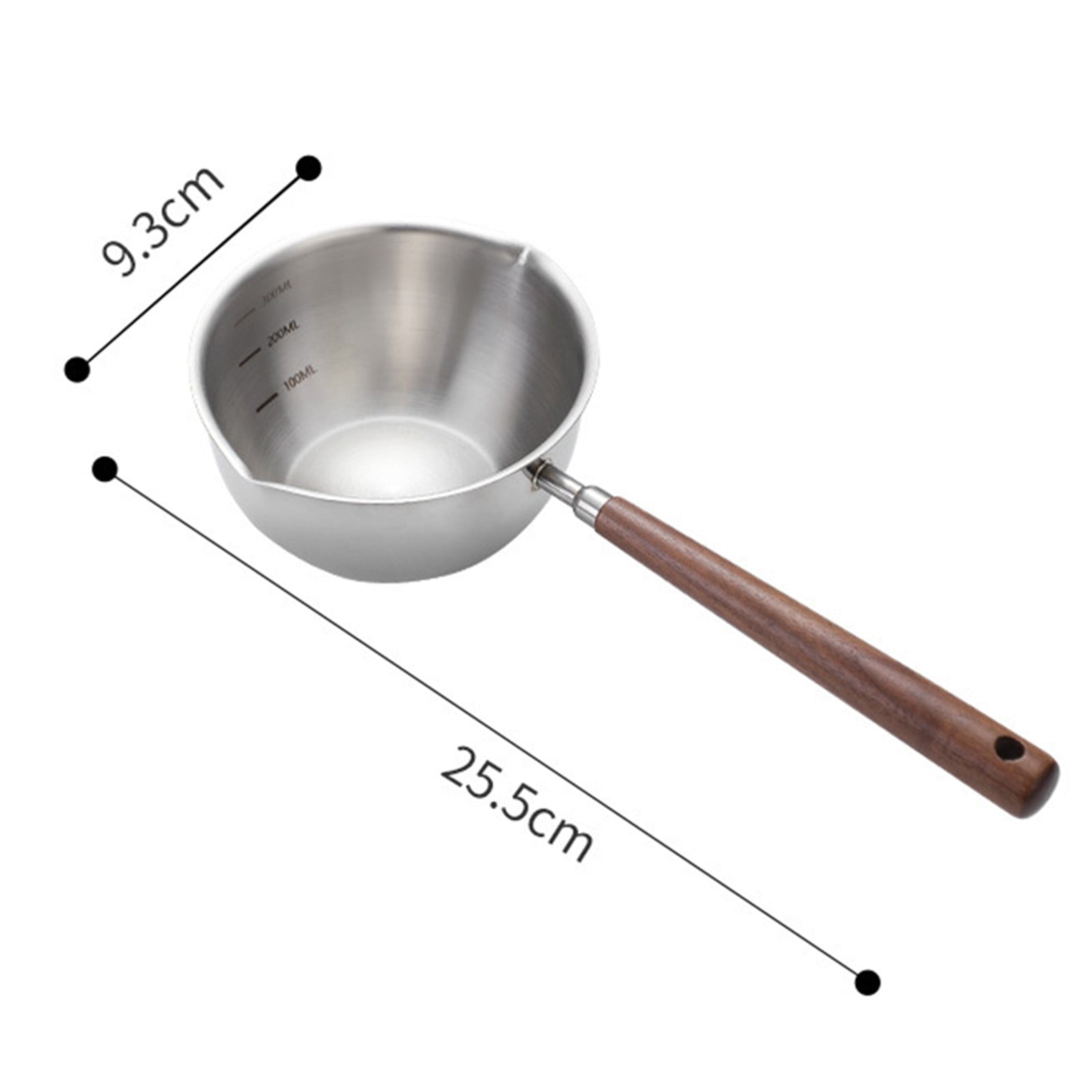 Stainless Steel Hot Oil Pan Saucepan For Egg Chocolate Hot Milk Pot ...