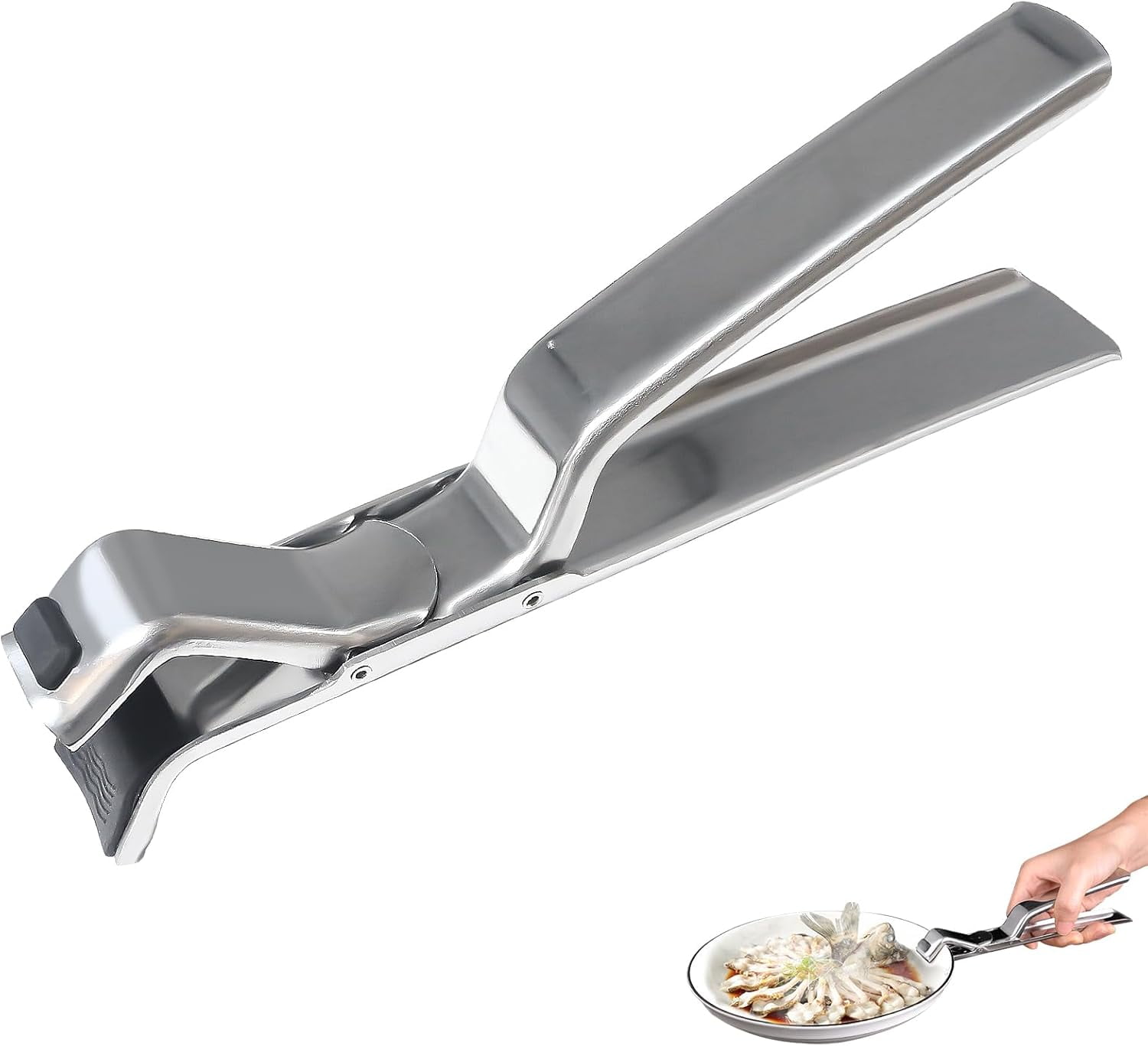 Stainless Steel Hot Plate Gripper Clips - Anti-Scald Multi-Purpose ...