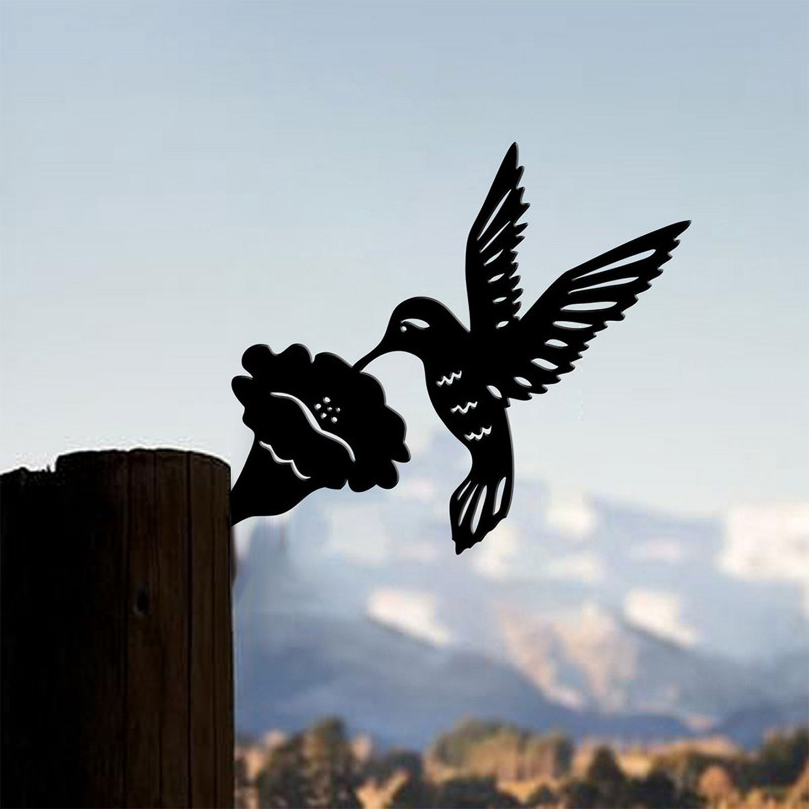 Stainless Steel Hummingbird Garden Metal Sign Personalized Hummingbird ...