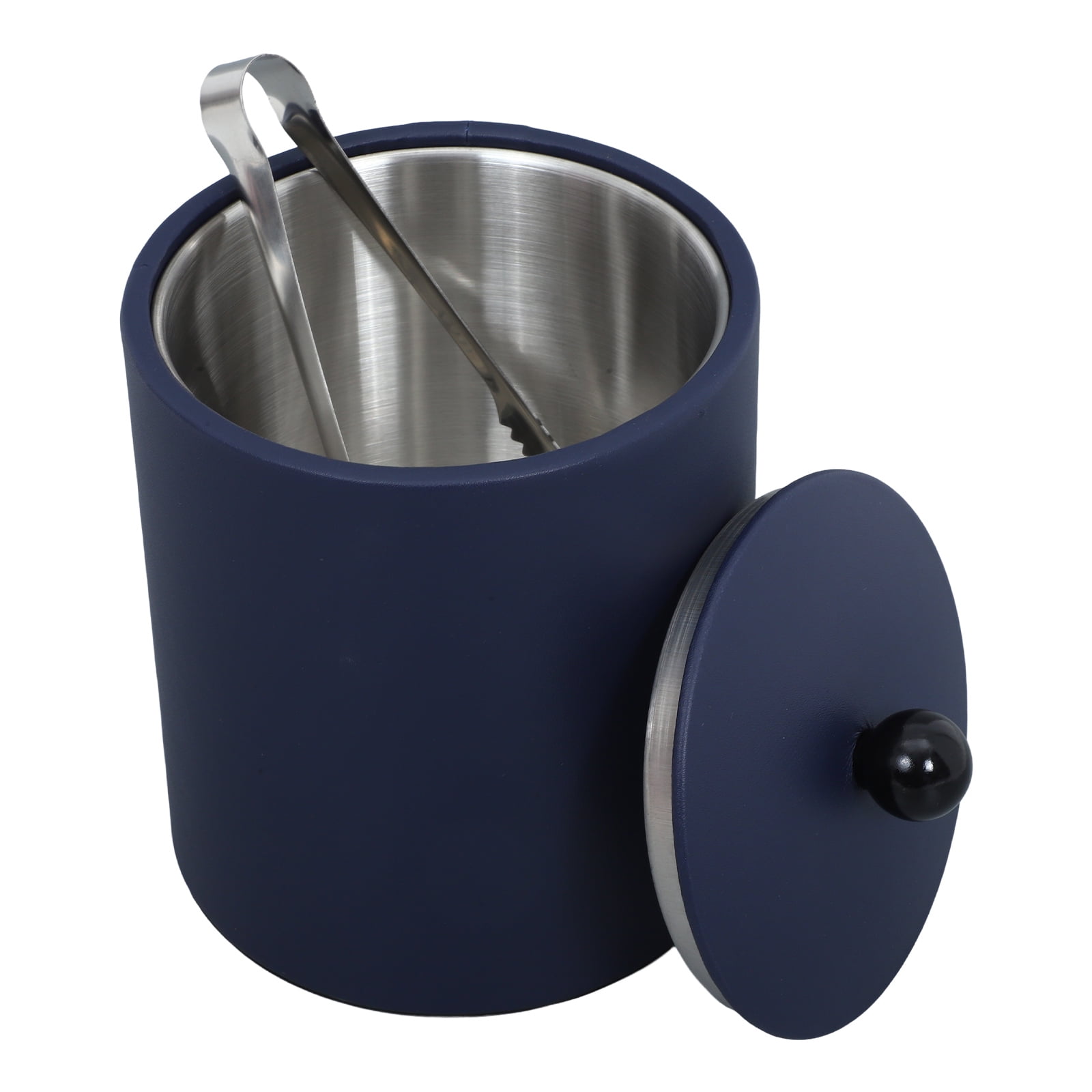 Stainless Steel Ice Bucket Ice Large Insulated Ice Bucket Navy Ice ...