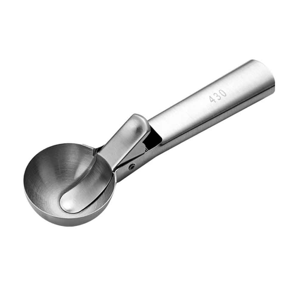 Stainless Steel Ice Cream Scoop with Trigger Ice Cream Scooper ...