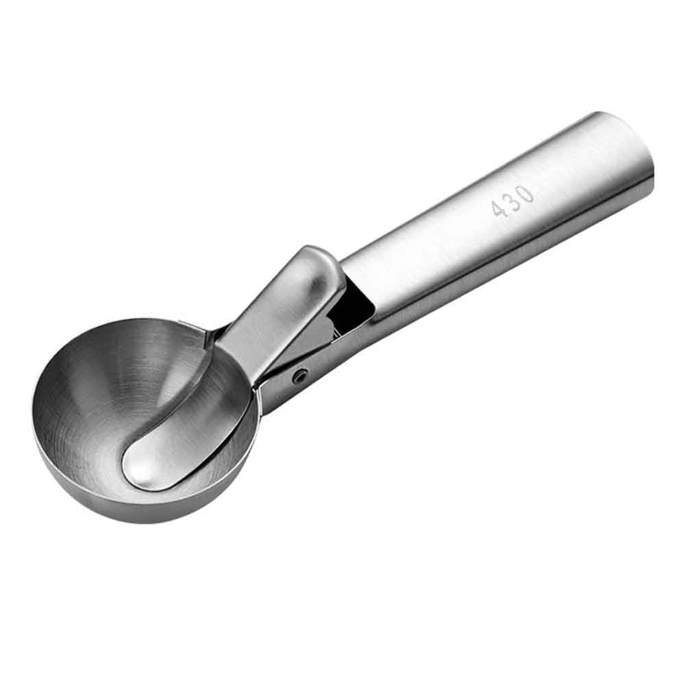 Stainless Steel Ice Cream Scoop with Trigger Ice Cream Scooper ...
