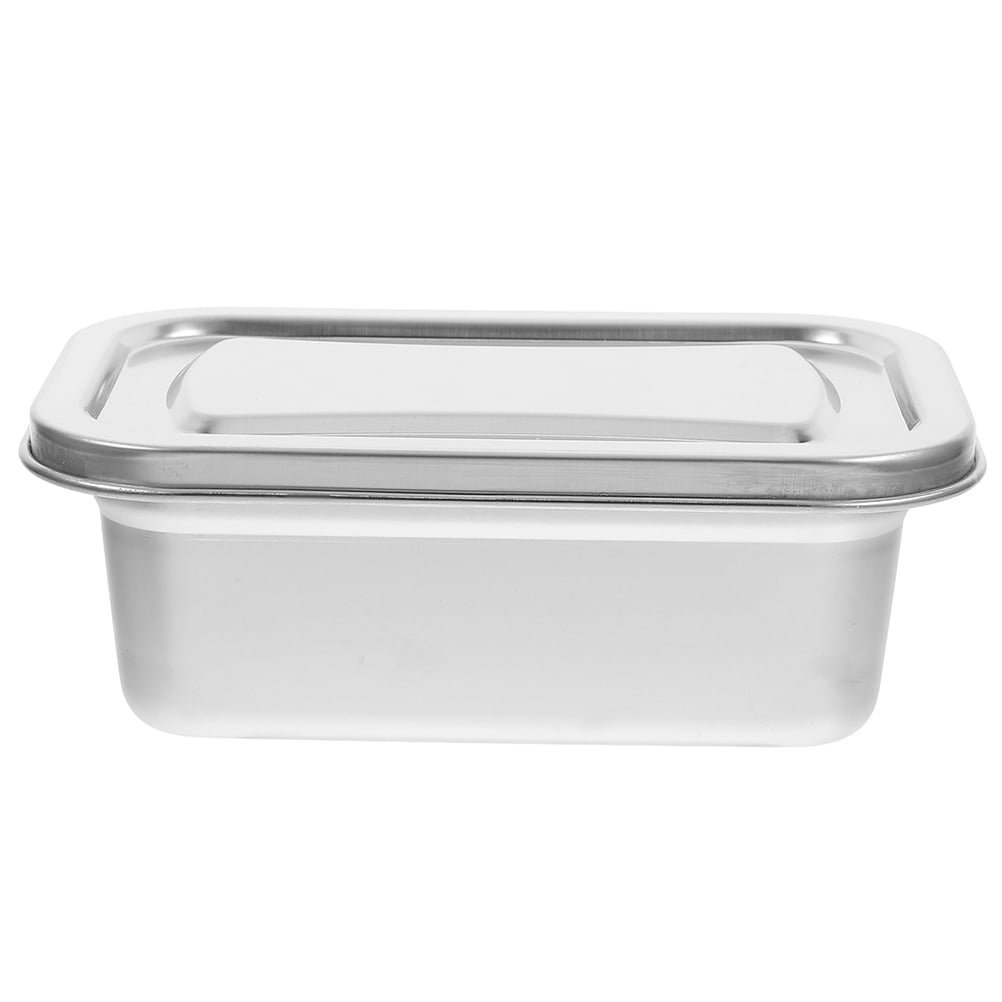 Stainless Steel Ice Cream Storage Box Homemade Ice Cream Container ...