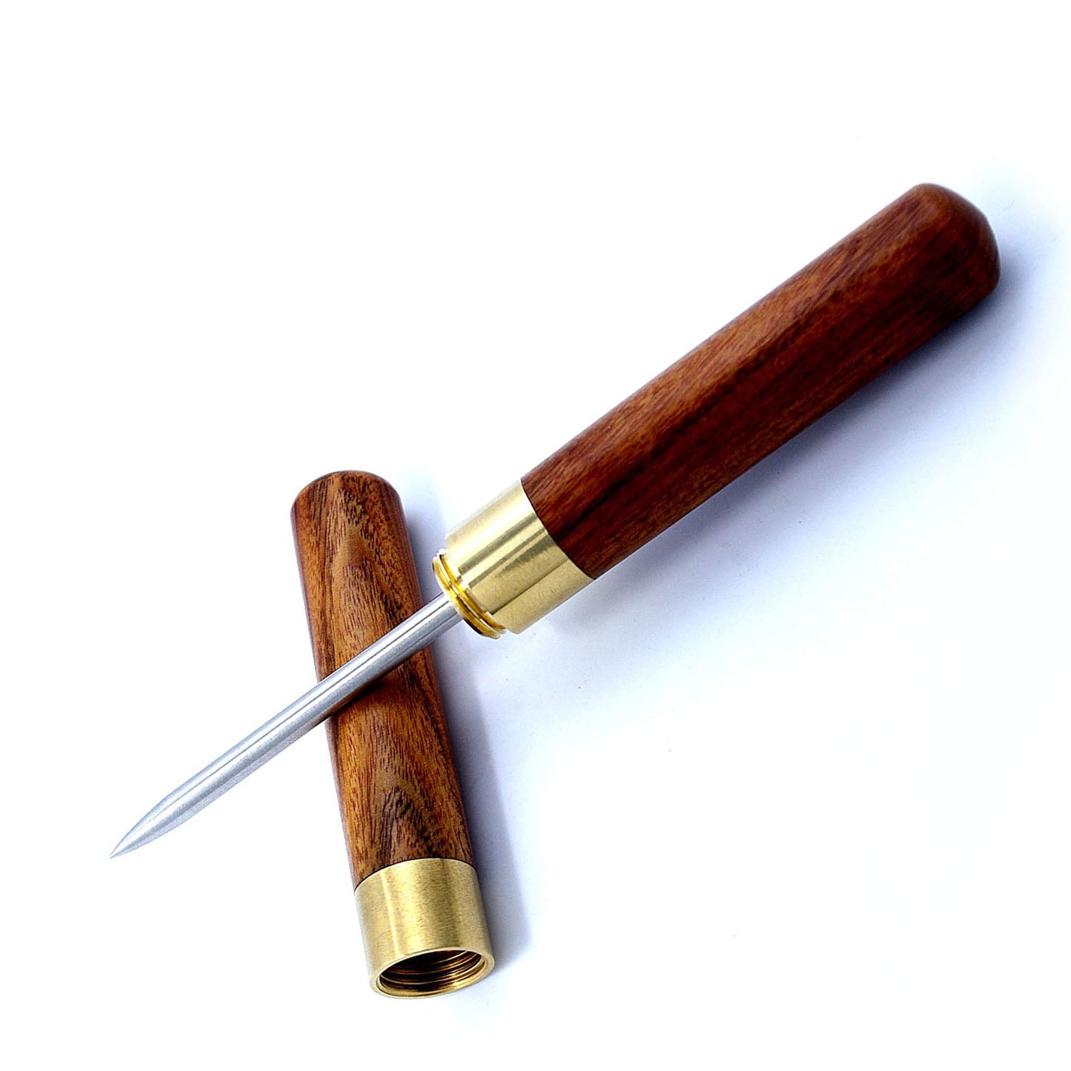 Stainless Steel Ice Pick with Breaking Cover, Wooden Handle Kitchen ...