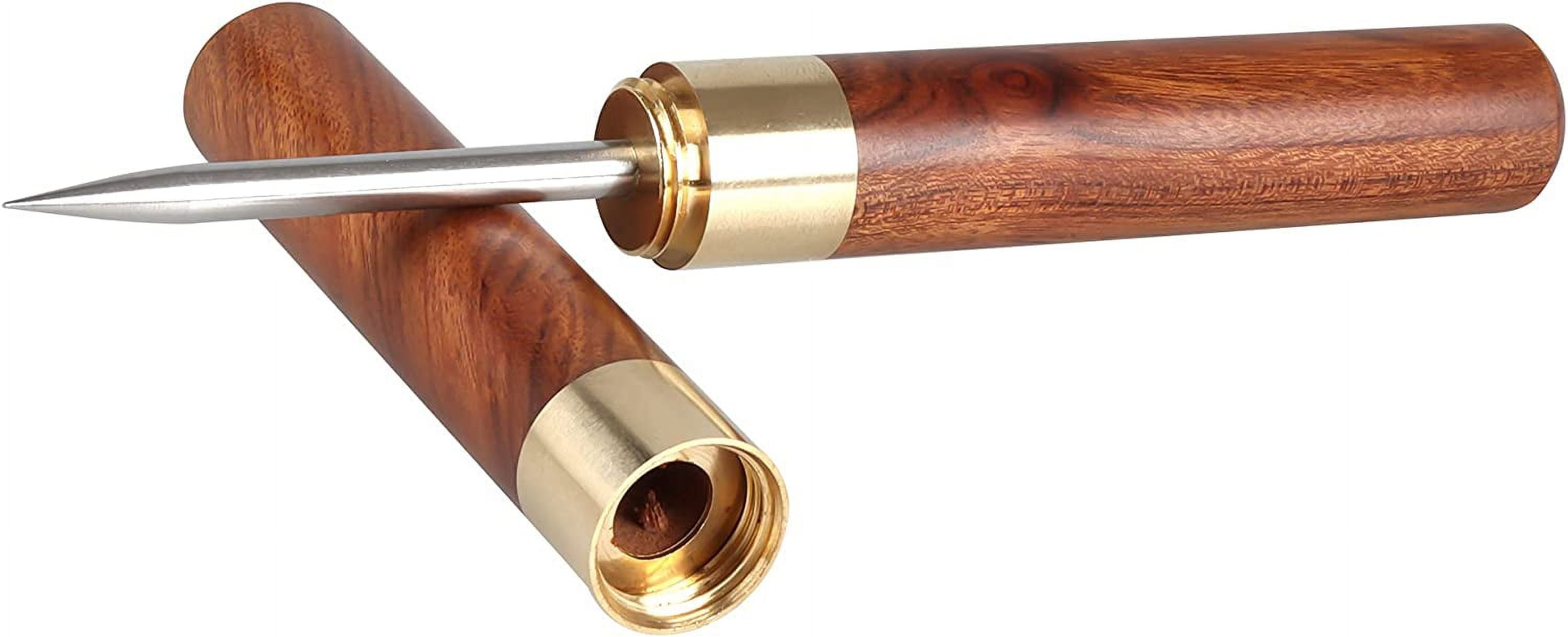 Stainless Steel Ice Pick with Wooden Handle and Sheath Kitchen Tool ...