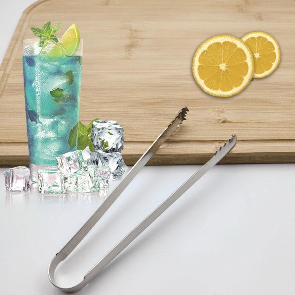 Stainless Steel Ice Tong, Appetizers Tongs Sawtooth Kitchen Clips ，bar ...