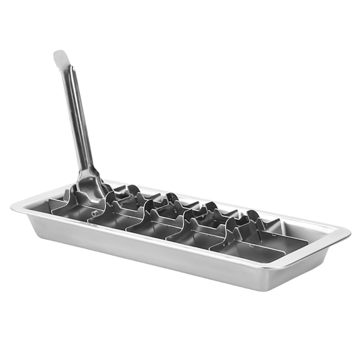 Stainless Steel Ice Tray, 18 Slot Ice Tray With Easy Release Handle For ...