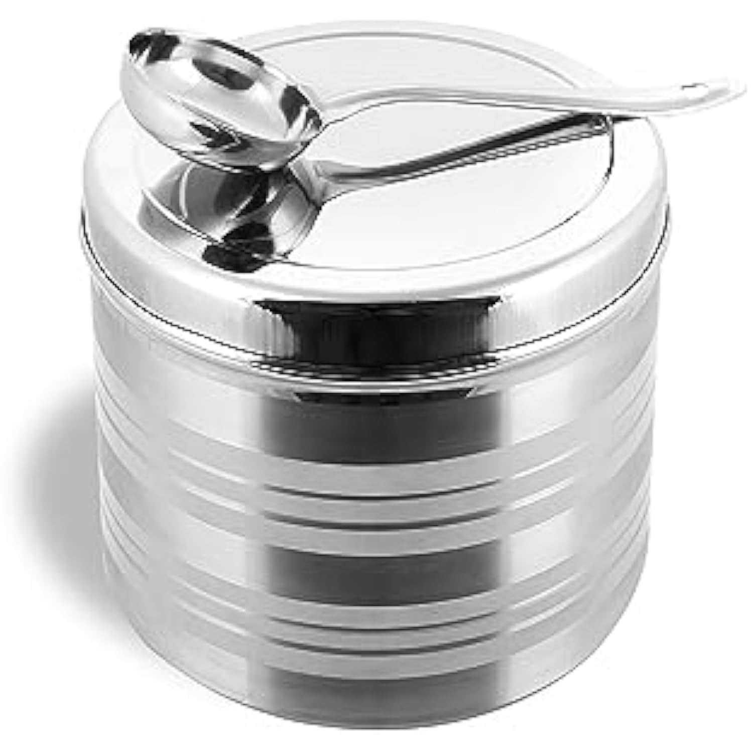Stainless Steel Idli Dosa Batter Container with Ladle - Leakproof 4.5L ...