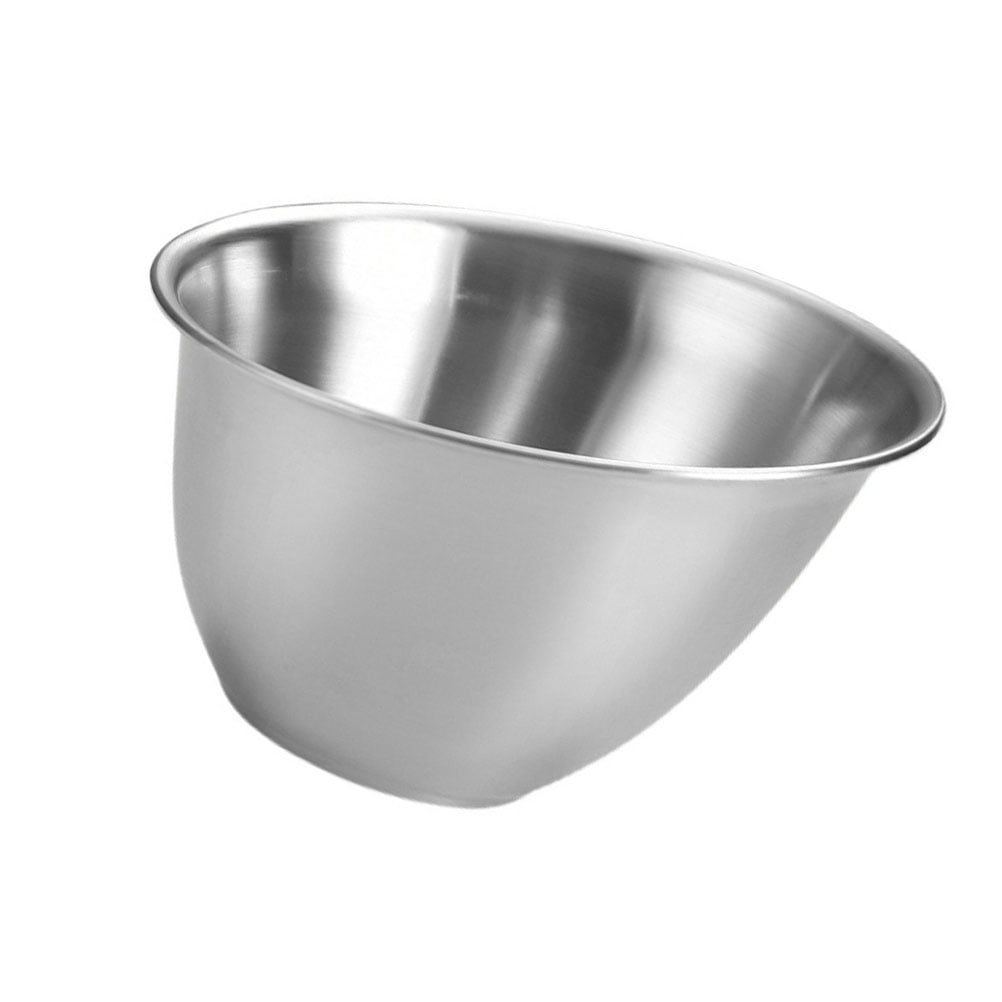 Stainless Steel Inclined Basin Cake Container Salad Bowl Restaurant ...