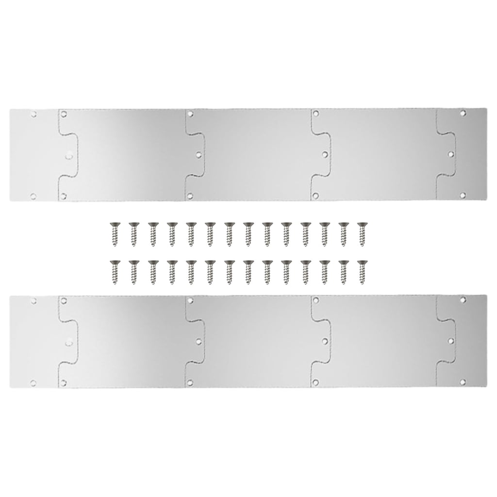 Stainless Steel Indoor Outdoor Aluminum Door Kickplates Scratch Guards ...