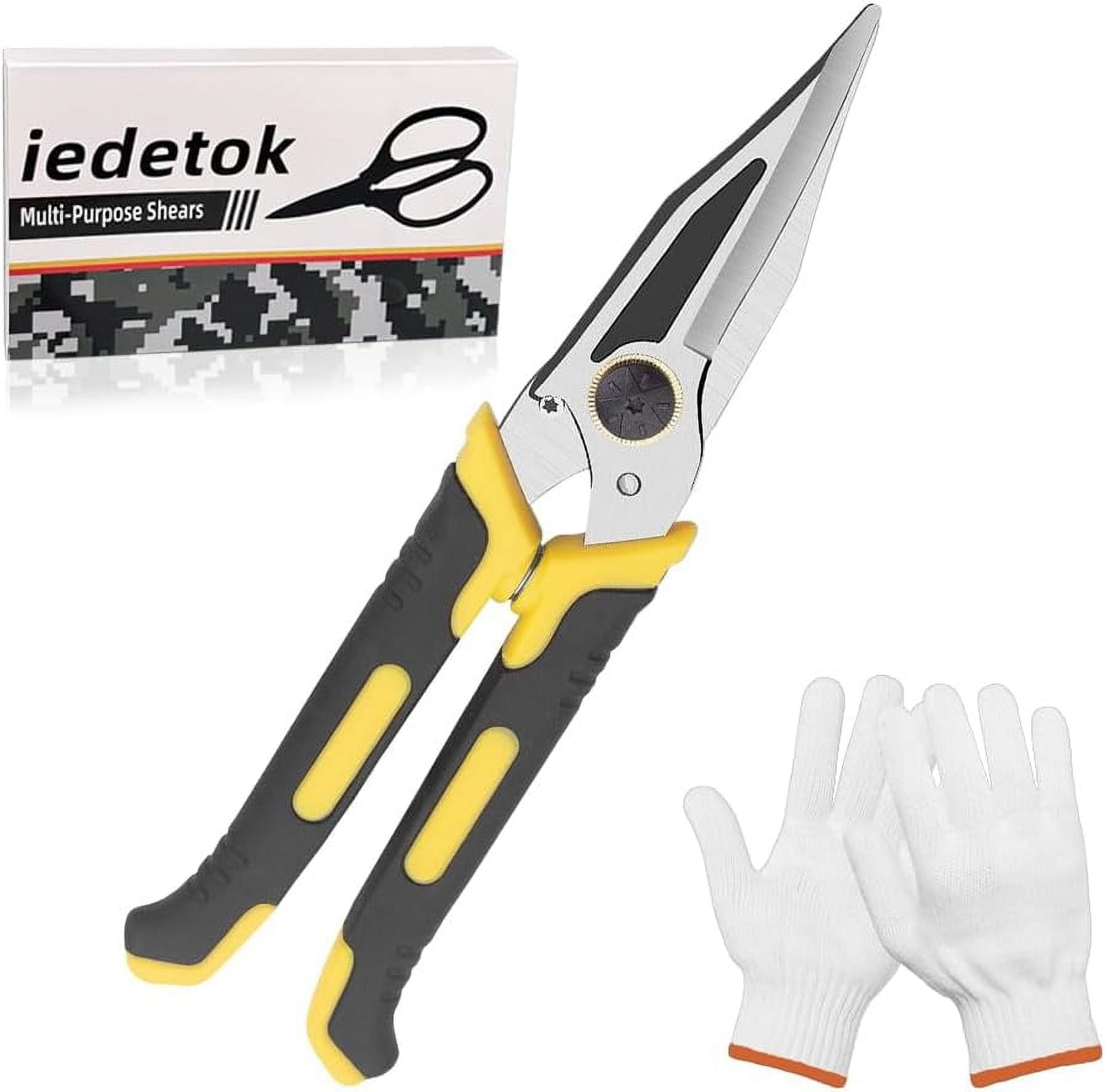 Stainless Steel Industrial Scissors, Utility Scissors Heavy Duty with ...