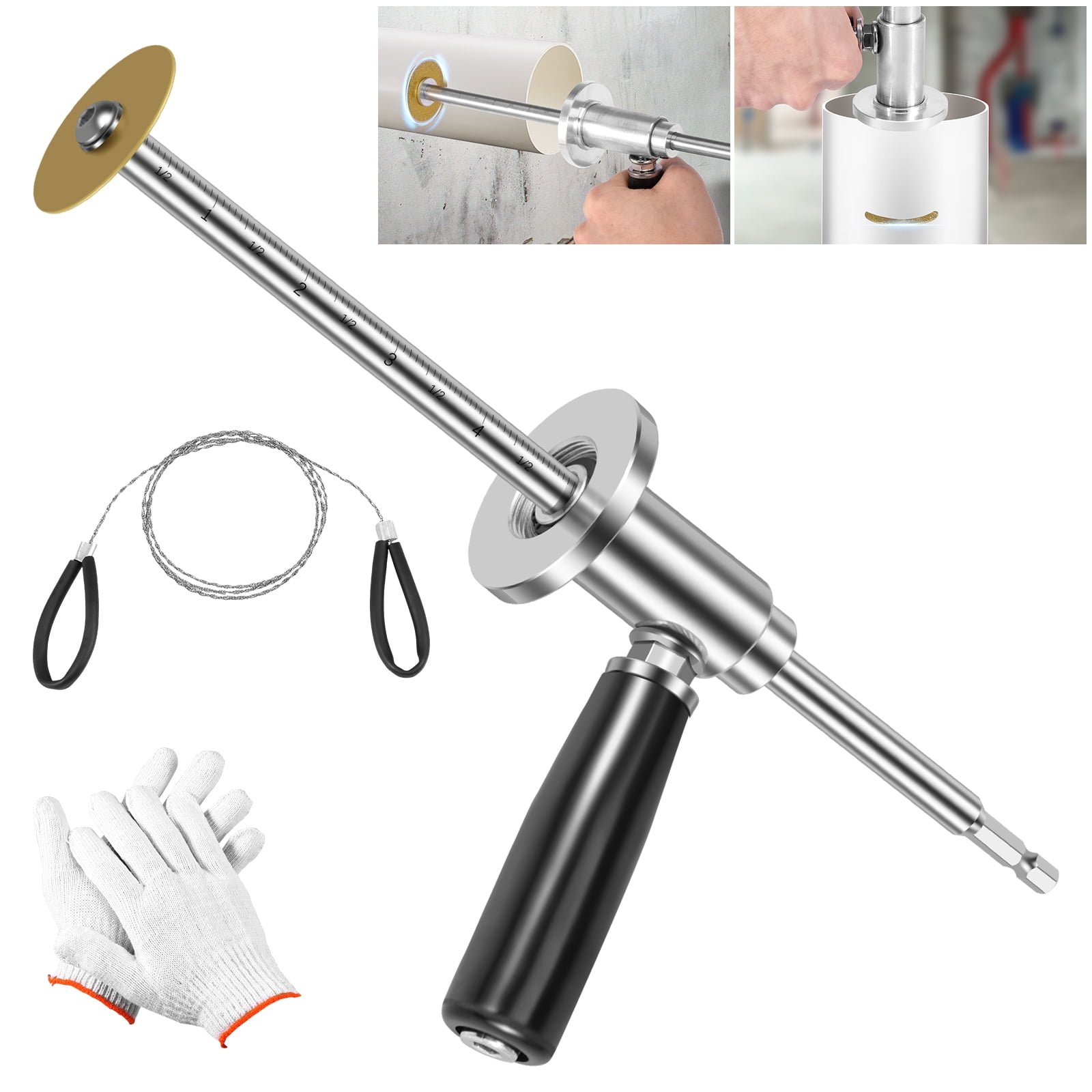 Stainless Steel Inside Pipe Cutter Rust Resistant Versatile PVC Pipe ...
