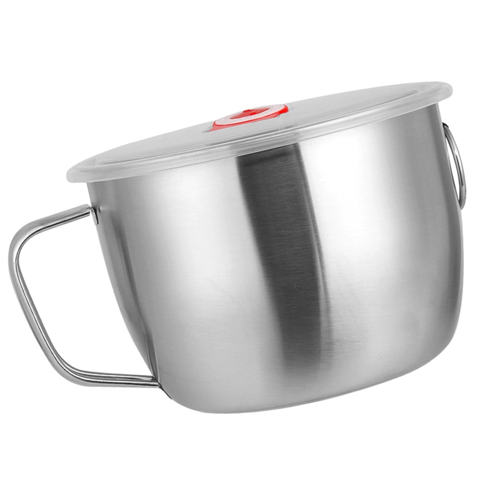 Stainless Steel Instant Noodle Bowl Rice Bowls Japanese Pot Cereal ...