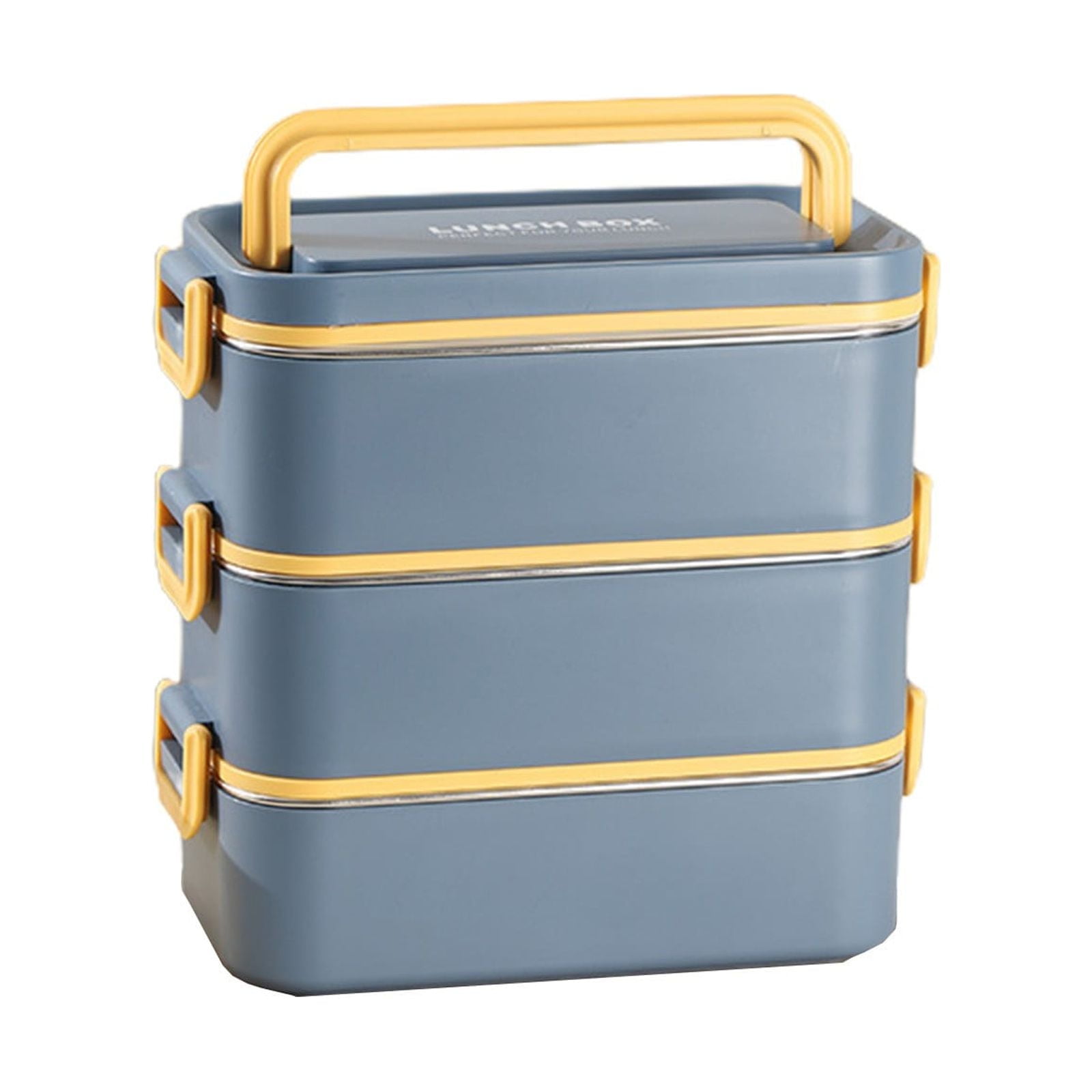 Stainless Steel Insulated Bento Boxes Stackable Leakproof Lunch ...