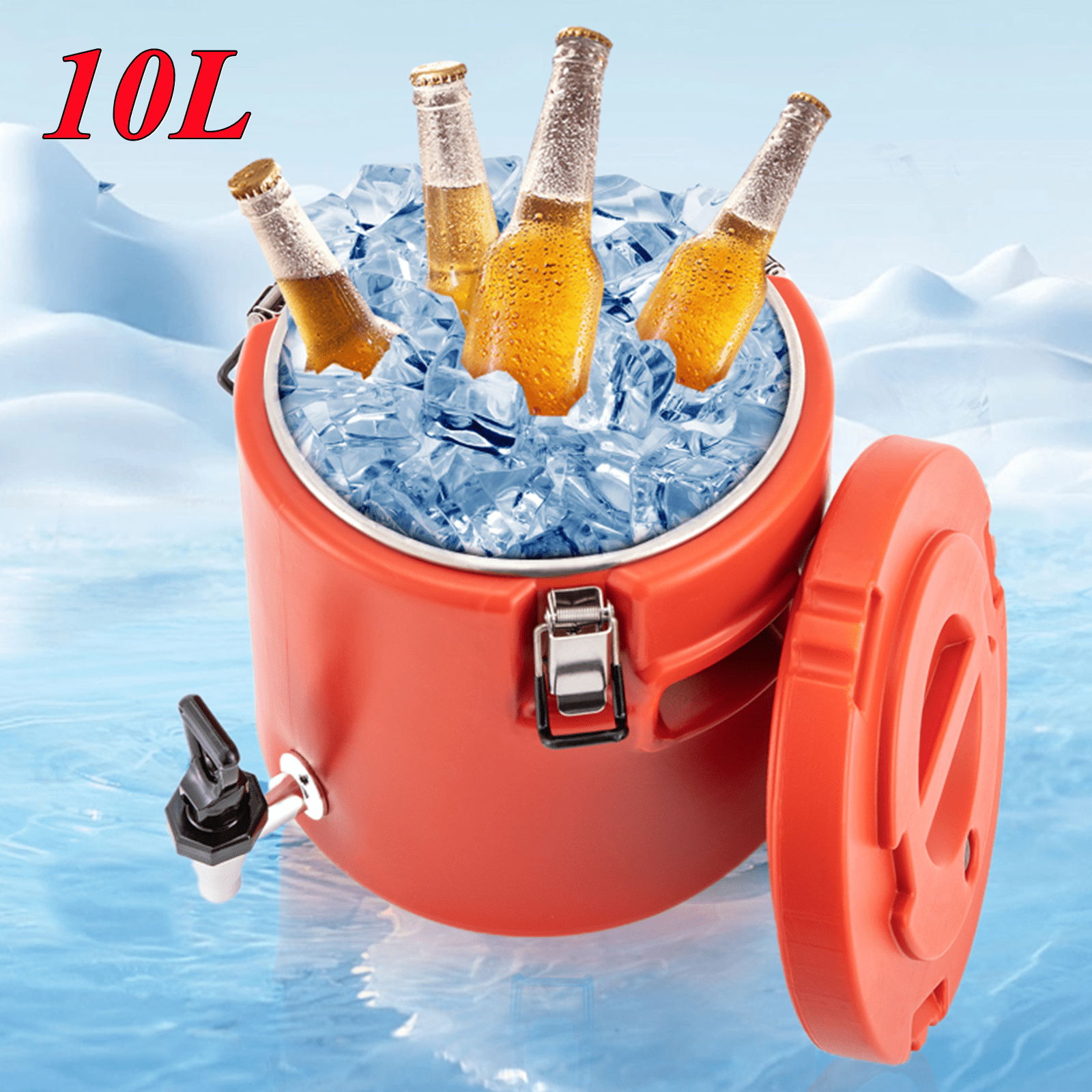 Stainless Steel Insulated Beverage Dispenser Insulated Thermal Hot and ...