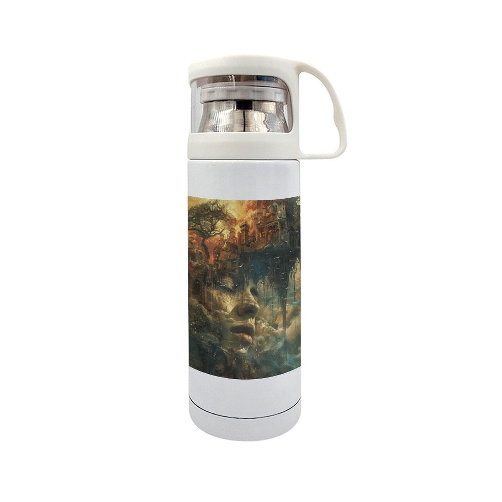 Stainless Steel Insulated Bottle, 11.9oz with cup Vacuum Insulated ...