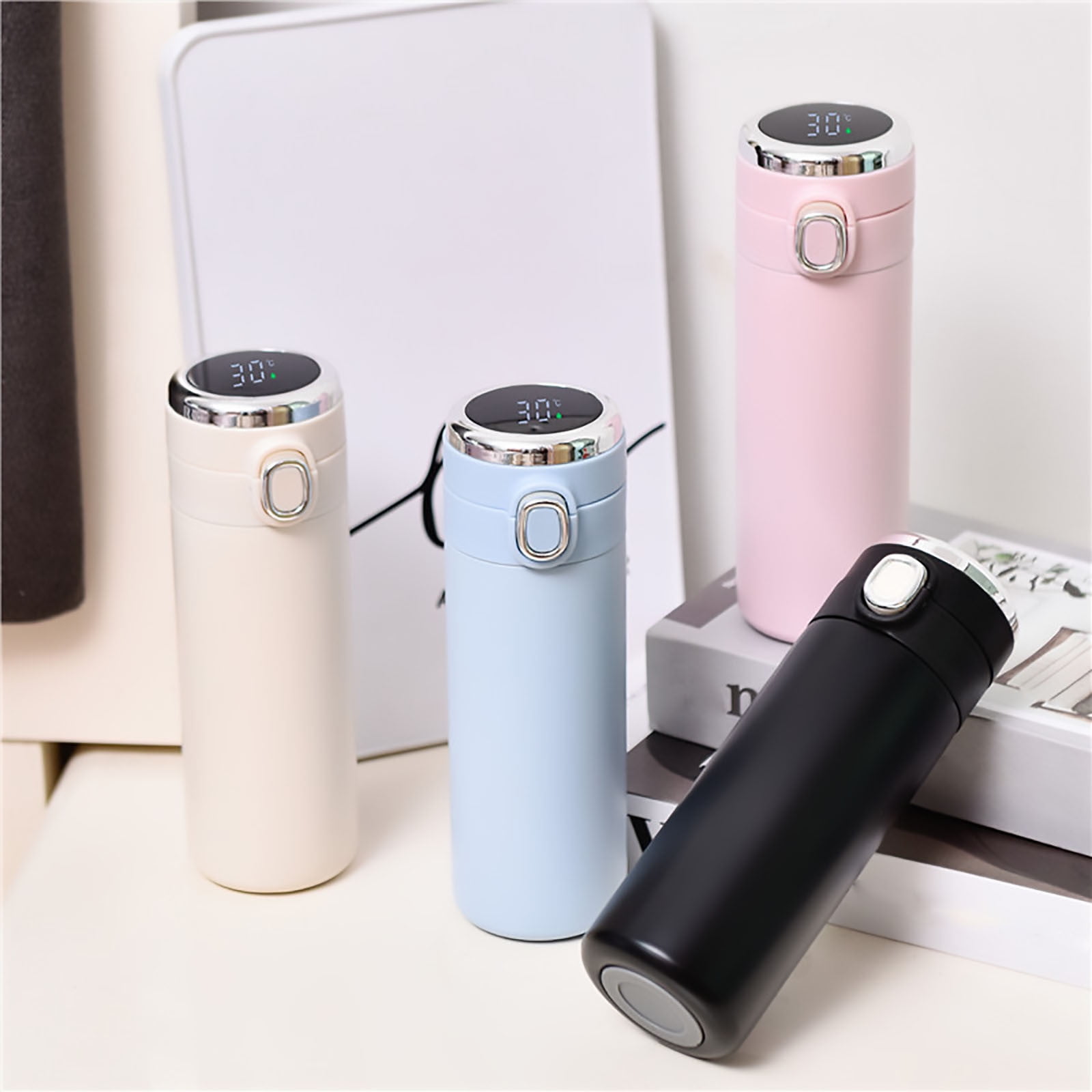 Stainless Steel Insulated Coffee Cup with Intelligent Temperature ...