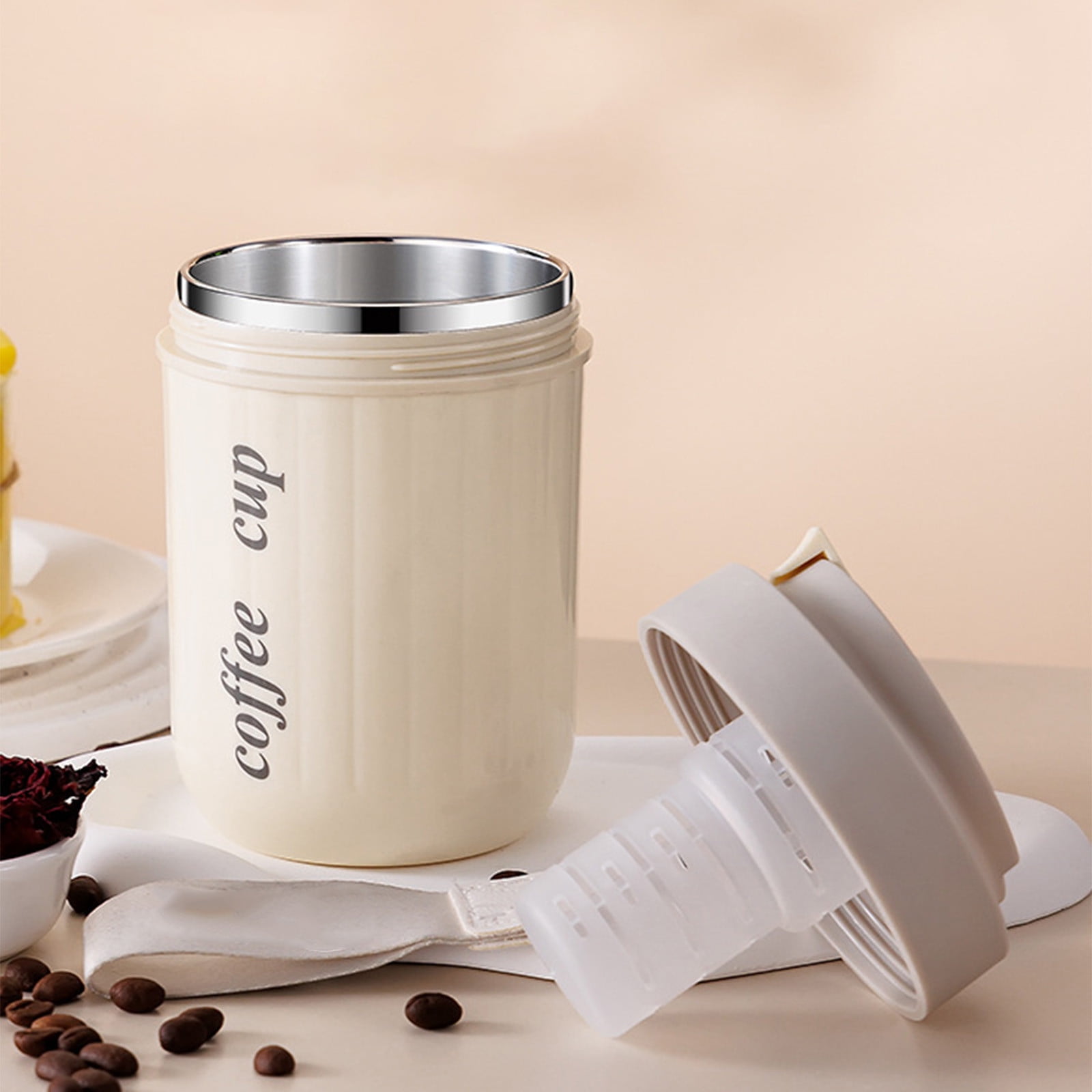 Stainless Steel Insulated Coffee Mug with Temperature Display, Leak ...