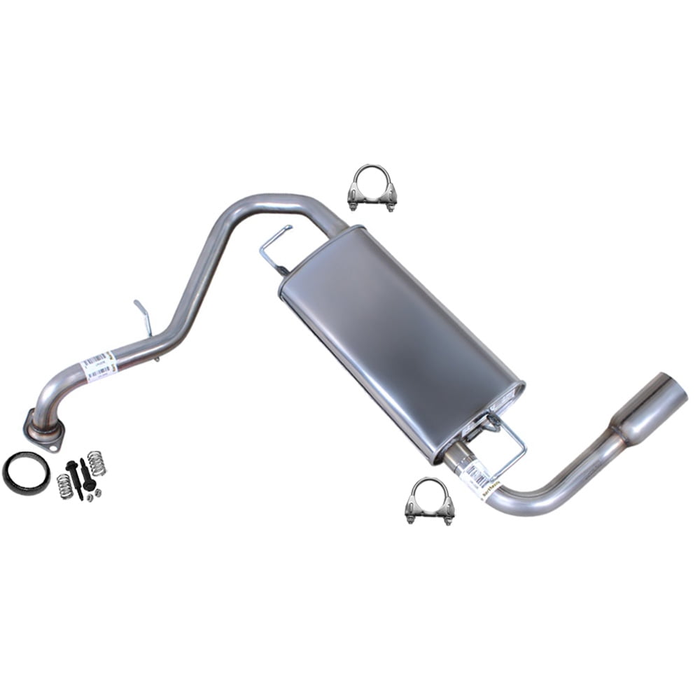 Stainless Steel Intermediate Pipe Muffler Tail Pipe Kit fits: 2005-08 ...