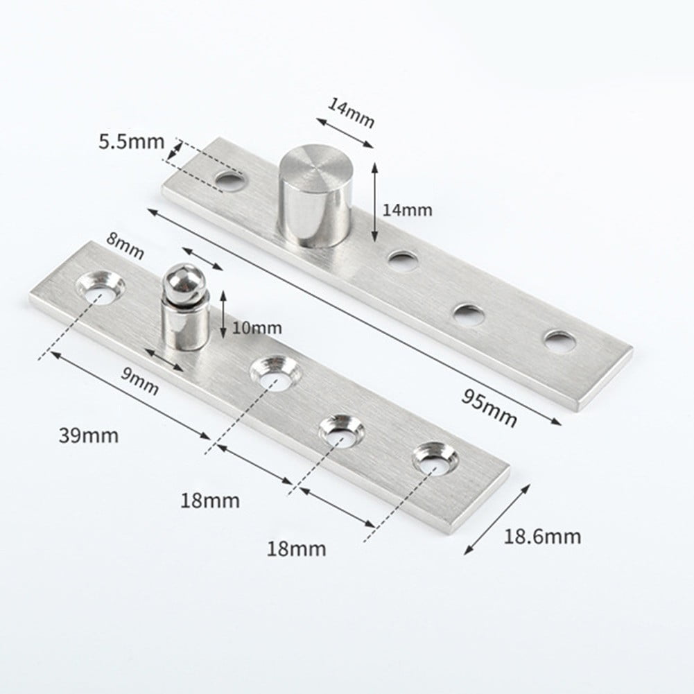 Stainless Steel Invisible 270 Degree Rotary Door Pivot Up And Down ...
