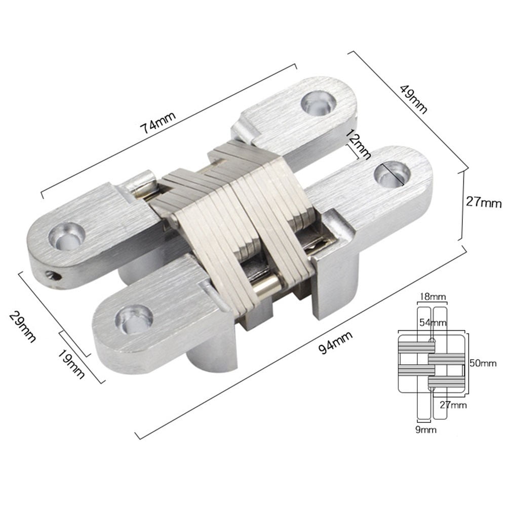Stainless Steel Invisible Hinge Folding Door Invisible Door Hinge Cross ...